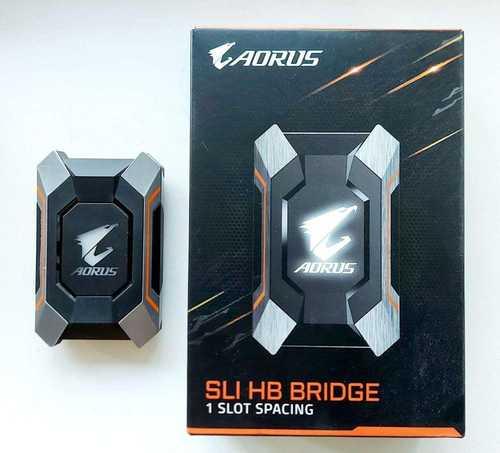 SLI-Bridge Aorus Gigabyte 1 slot spacing 60mm слай