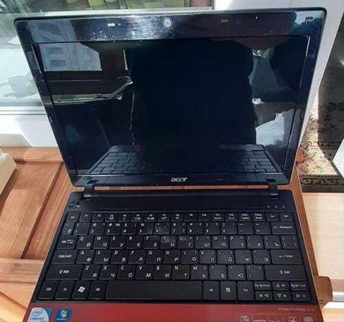 Нетбук Acer Aspire One 753-U361rr. Экран 11.6" LED