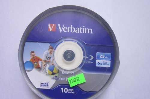 Диск bd r 25gb. Bd диски. Verbatim Printable 43438.