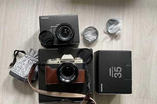 Фотоаппарат Fujifilm XT100 kit + Fujinon 35mm 1.4