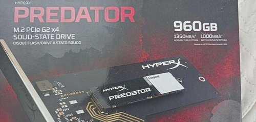 Kingston hyperx predator ssd 960 gb