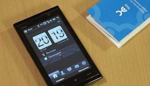 HTC MAX 4G, экран 3.8 дюйма, на Windows Mobile 6.1