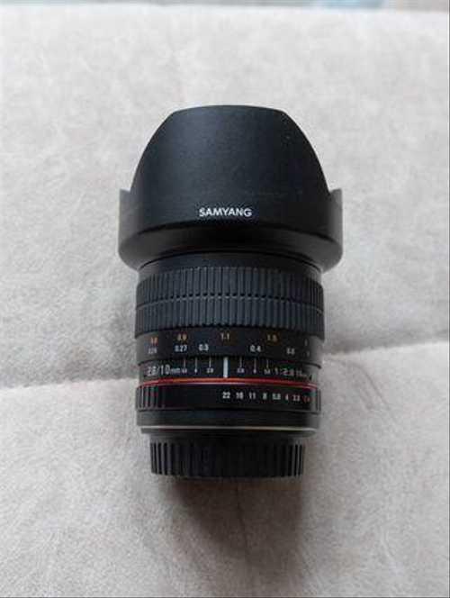 Samyang f2.8/10mm canon