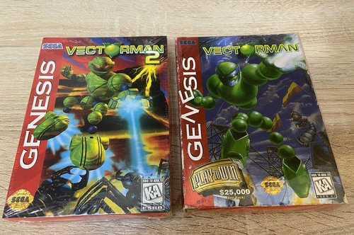 Sega Genesis Vectorman 1 Vectorman 2