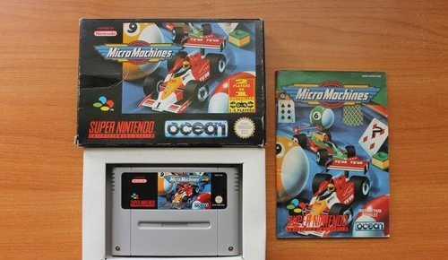 Картридж Micro Machines для Super Nintendo PAL