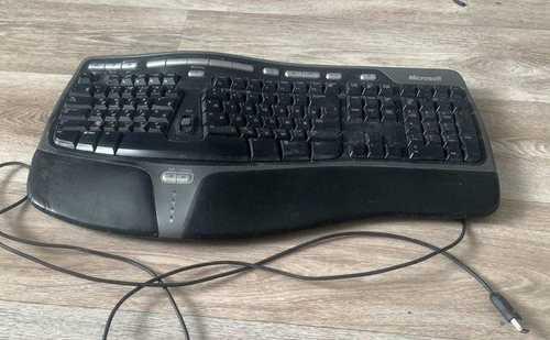 Клавиатура Microsoft ergonomic