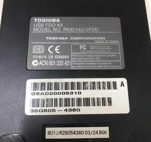 Внешний дисковод 3.5" Toshiba