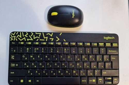 Клавиатура + мышь Logitech MK240 Nano