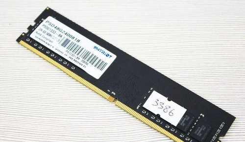 Оперативная память DDR4 8 GB 2400 MHz Patriot