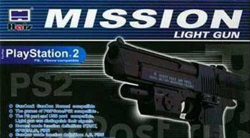 Световой пистолет Mission Light Gun для Sony PS2