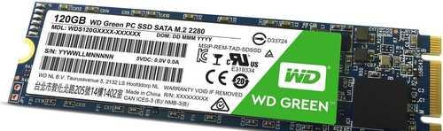 Western digital wd green pc ssd 120 gb