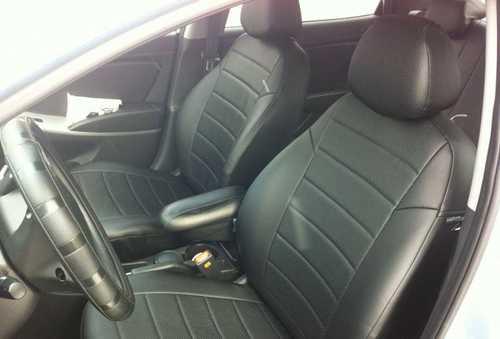 Чехлы на сиденья из экокожи на Ford Focus 2
