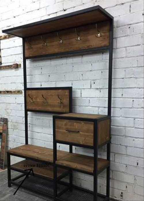 Вешалка лофт