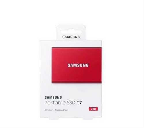 Внешний SSD Samsung Portable T7 2Tb MU-PC2T0R