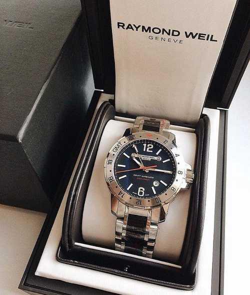 Новые мужские часы Raymond Weil Nabucco GMT carbon