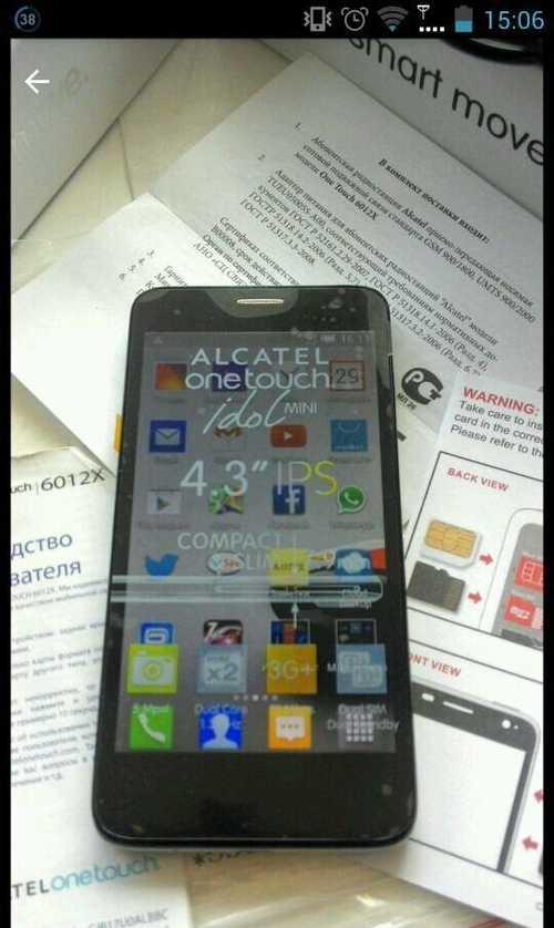 Новый смартфон Alcatel One Touch