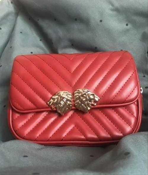 Сумка zara из эко-кожи