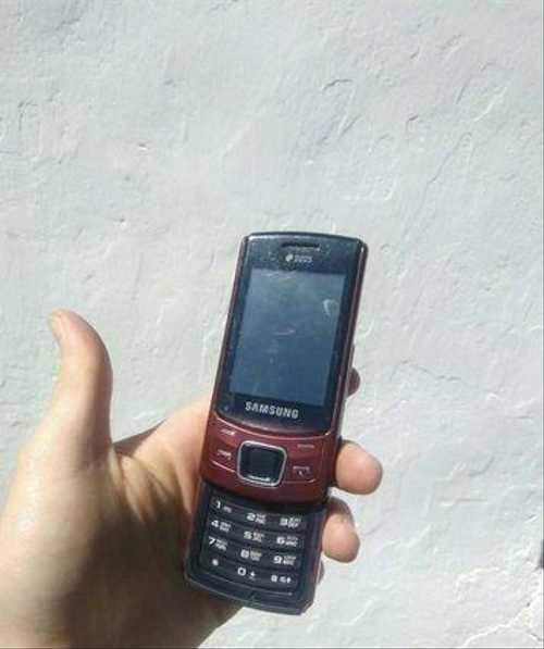 Кнопочный телефон раскладушка samsung (Красный)