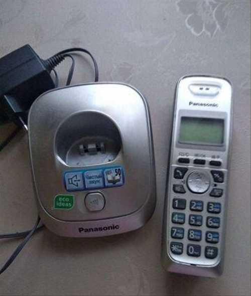 Телефон домашний Panasonic радио трубка