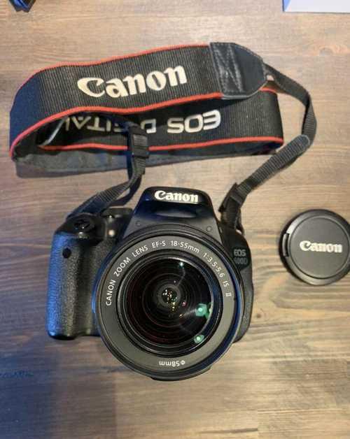 Фотоаппарат Cannon EOS 600D с сумкой