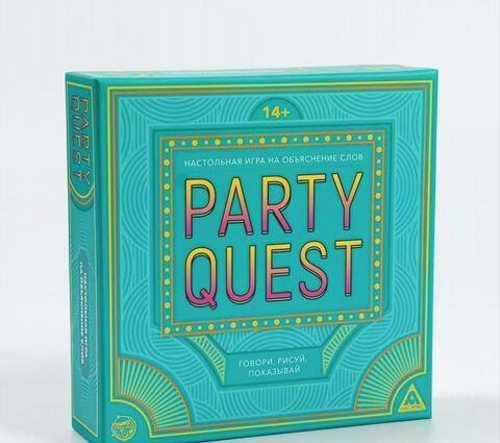 Настольная игра на объяснение слов «party quest. Г