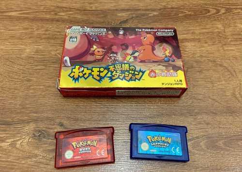 Оригинальные картриджи Pokemon Gameboy Advance