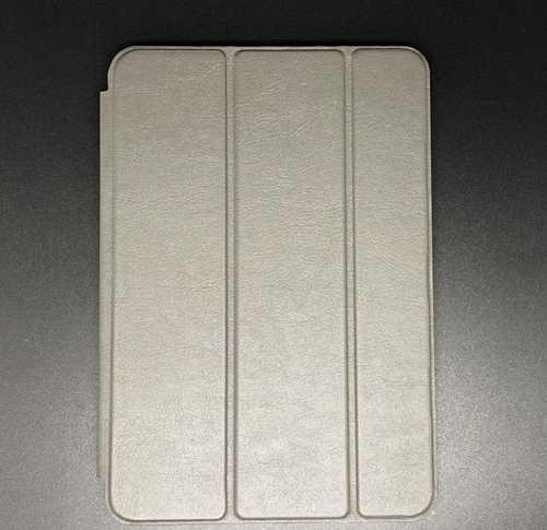 iPad mini 1 2 3 Чехол Кожаный Темно-серый Мягкий