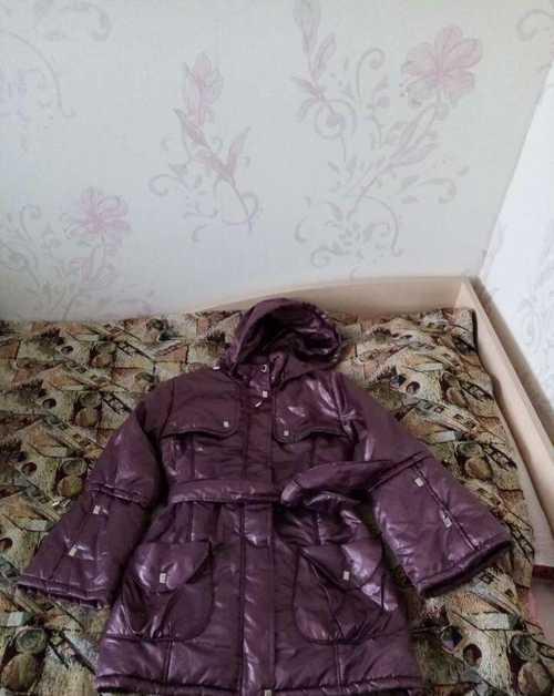 Куртка-пальто детское для девочек