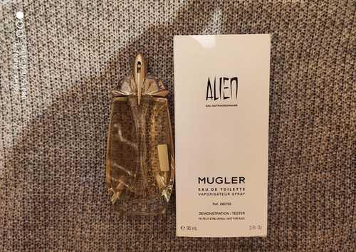 Оригинальный тестер mugler Alien Eau Extraordinair