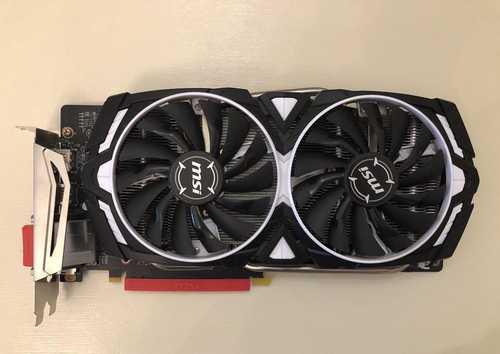 Видеокарта MSI Armor GTX 1060 3gb, на гарантии