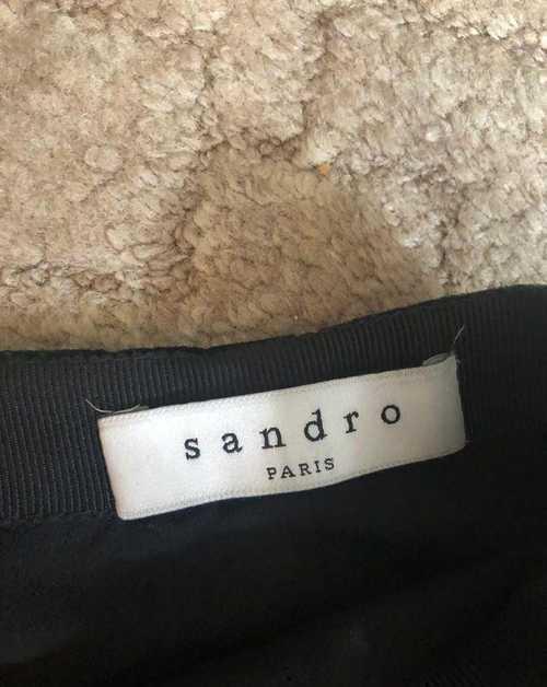 Женская бархатная юбка Sandro Paris, размер S