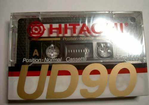 Аудиокассета hitachi UD90 1984 г. запечатанная