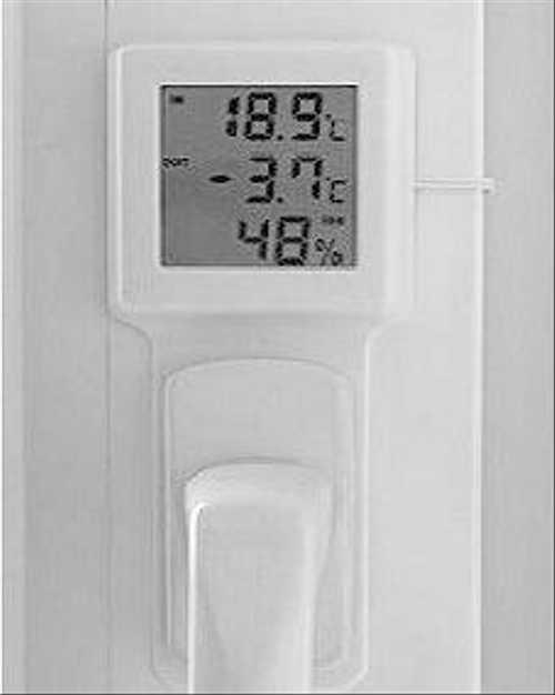 Термометр оконный Термогигрометр электронный TRG-0