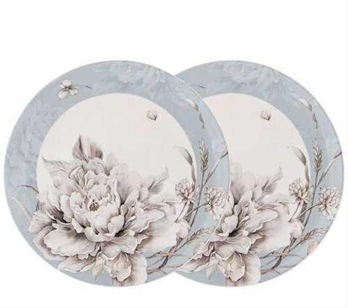 Набор из 2 тарелок закусочных white flower 23 см голубой Lefard 415-2129