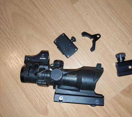 Прицел оптический Marcool acog TA01NSN 4X32, калим