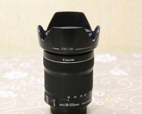 Объектив Canon EF-S 18-135 is STM как новый