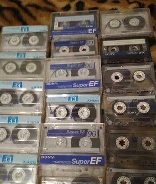 Аудиокассеты япон sony под запись,личная коллекция