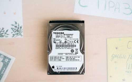 Жесткий диск Apple Toshiba 500GB 2.5" MK5065gsxf