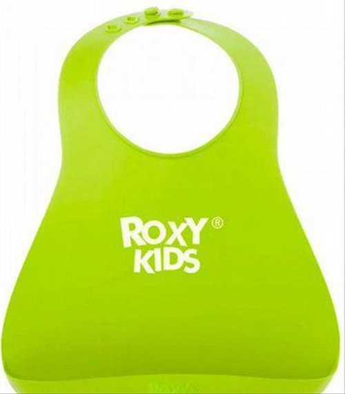 Нагрудник Roxy Kids мягкий цвет зелёный Sta913