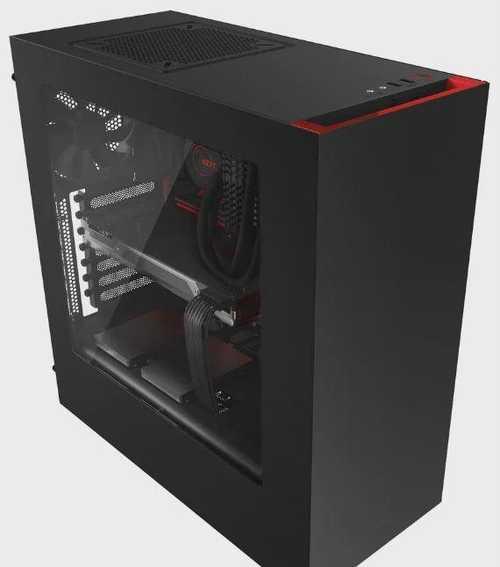 Корпус nzxt S340 Red/Black