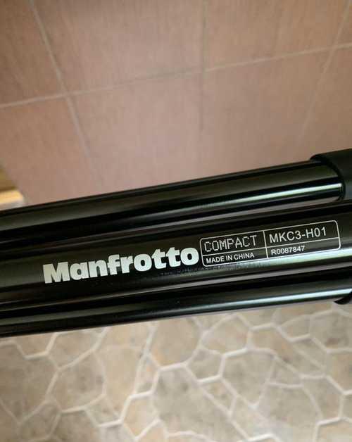 Штатив Manfrotto MKC3-H01 алюм. (с головой)