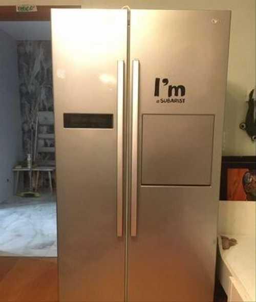 Холодильник бу LG двудверный