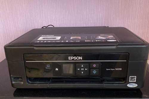 Принтер струйный мфу epson Stylus SX230