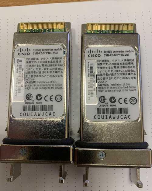 Конвертер cisco cvr-x2-sfp10g