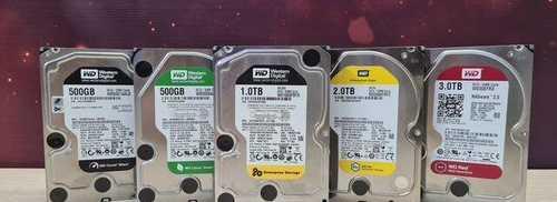 Жесткие диски HDD 3,5" HDD 500Gb-3Tb