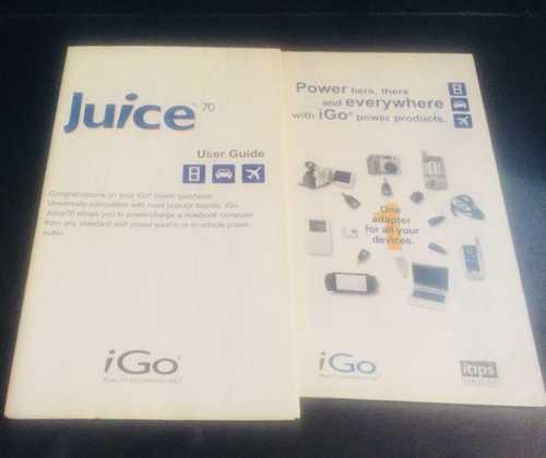 Универсальное зарядное устройство juice iGo power