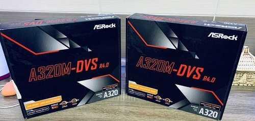 Asrock A320M-DVS R4.0 AM4 (новая)