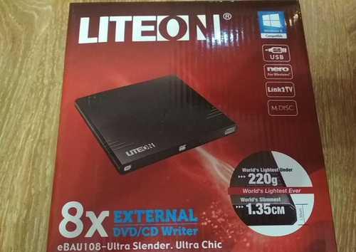 Liteon 8x external DVD/CD Writer eBAU108-Ultra