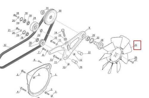 238796 Вентилятор радиатора Manitou