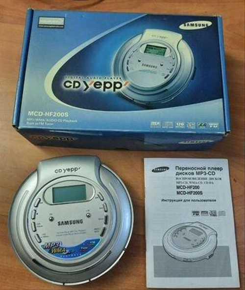Samsung mp3 cd player mcd-hf200s плеер